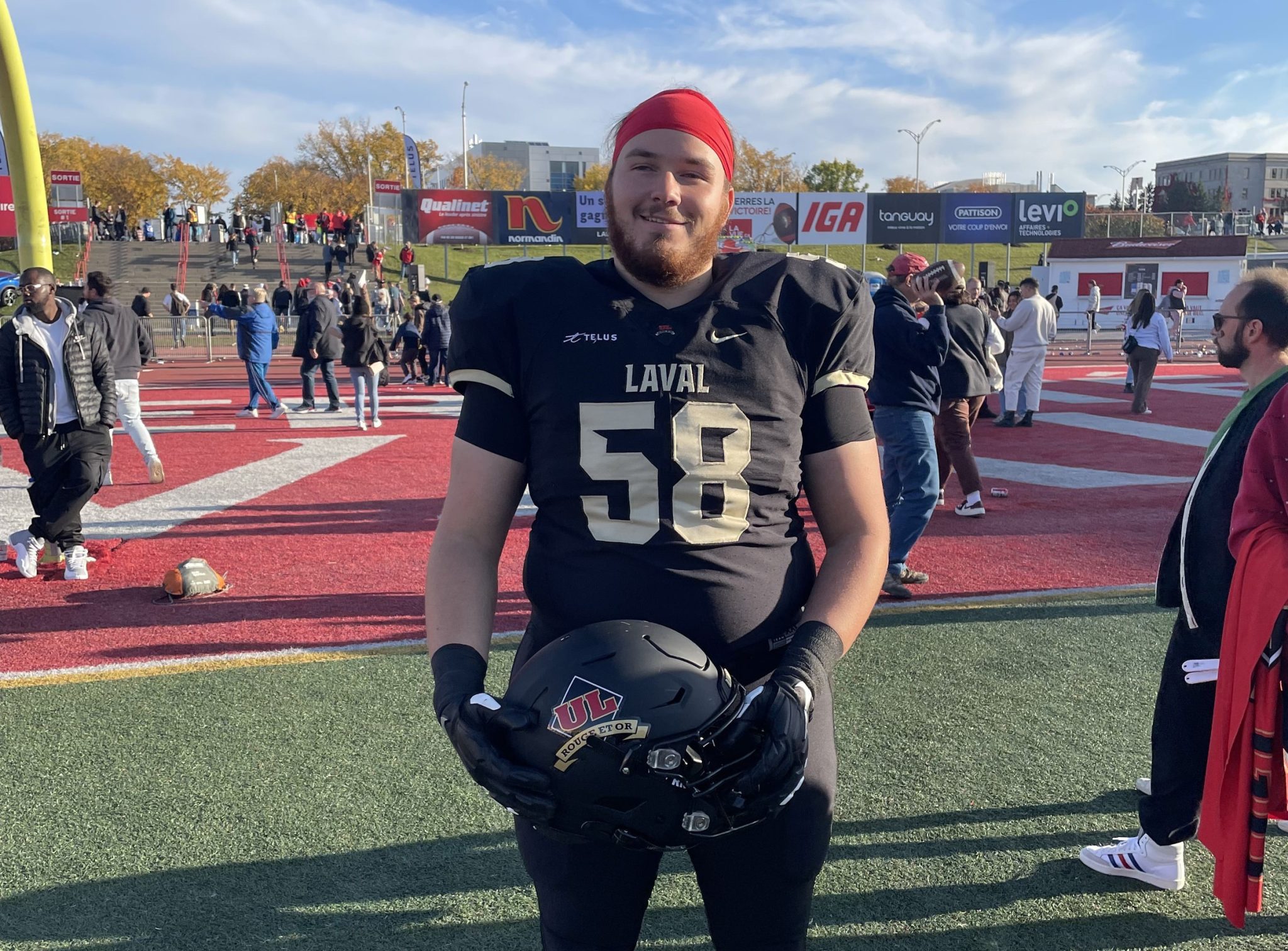 Samuel Faucher poursuit son ascension avec le Rouge et Or - Beauce Média