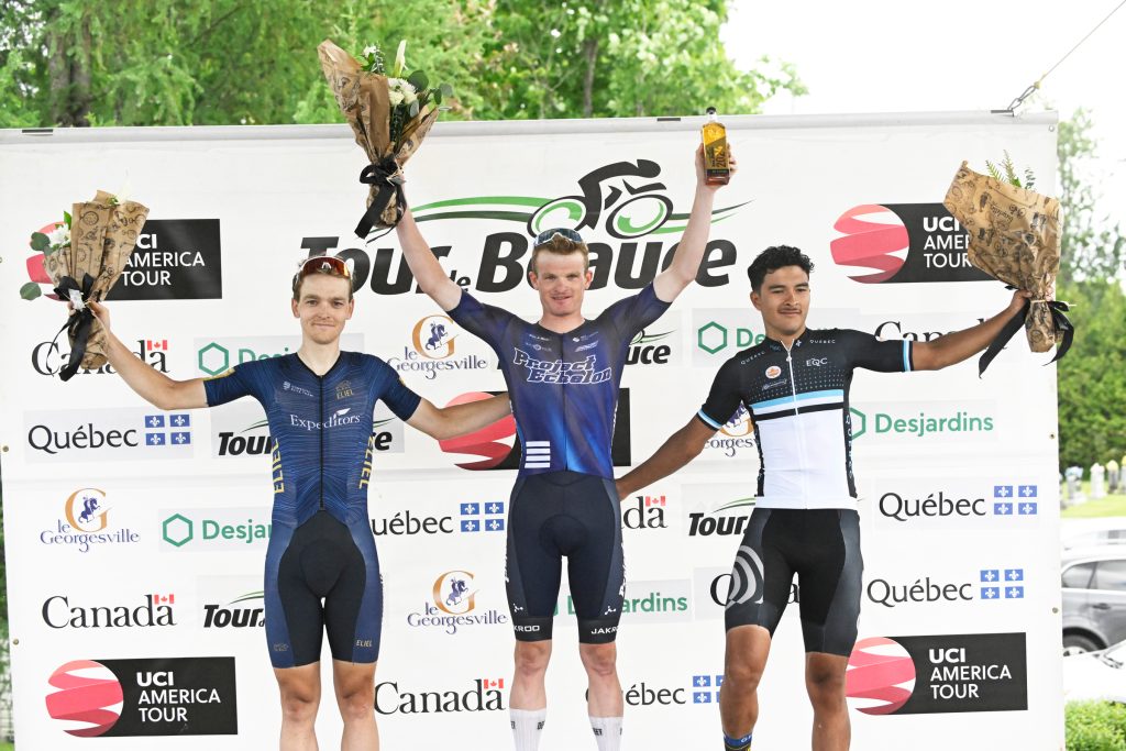 L'Américain Tyler Stites remporte la première étape - Beauce Média