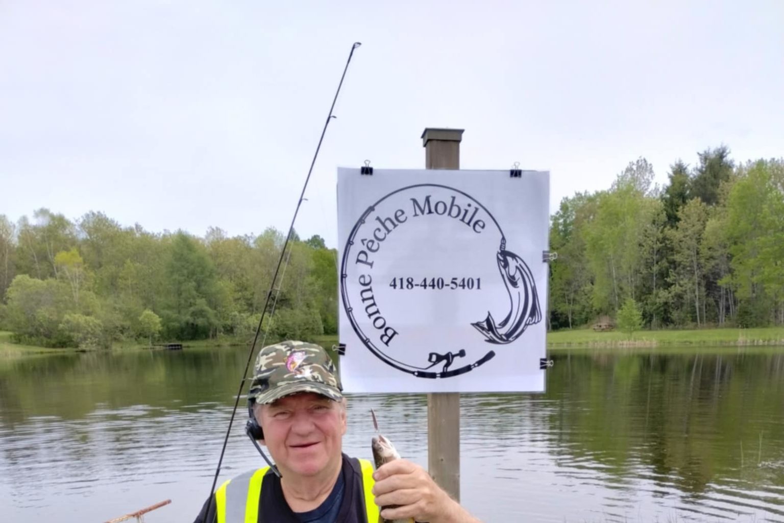 Bonne Pêche Mobile: une bonne prise... dans sa cour! - Beauce Média