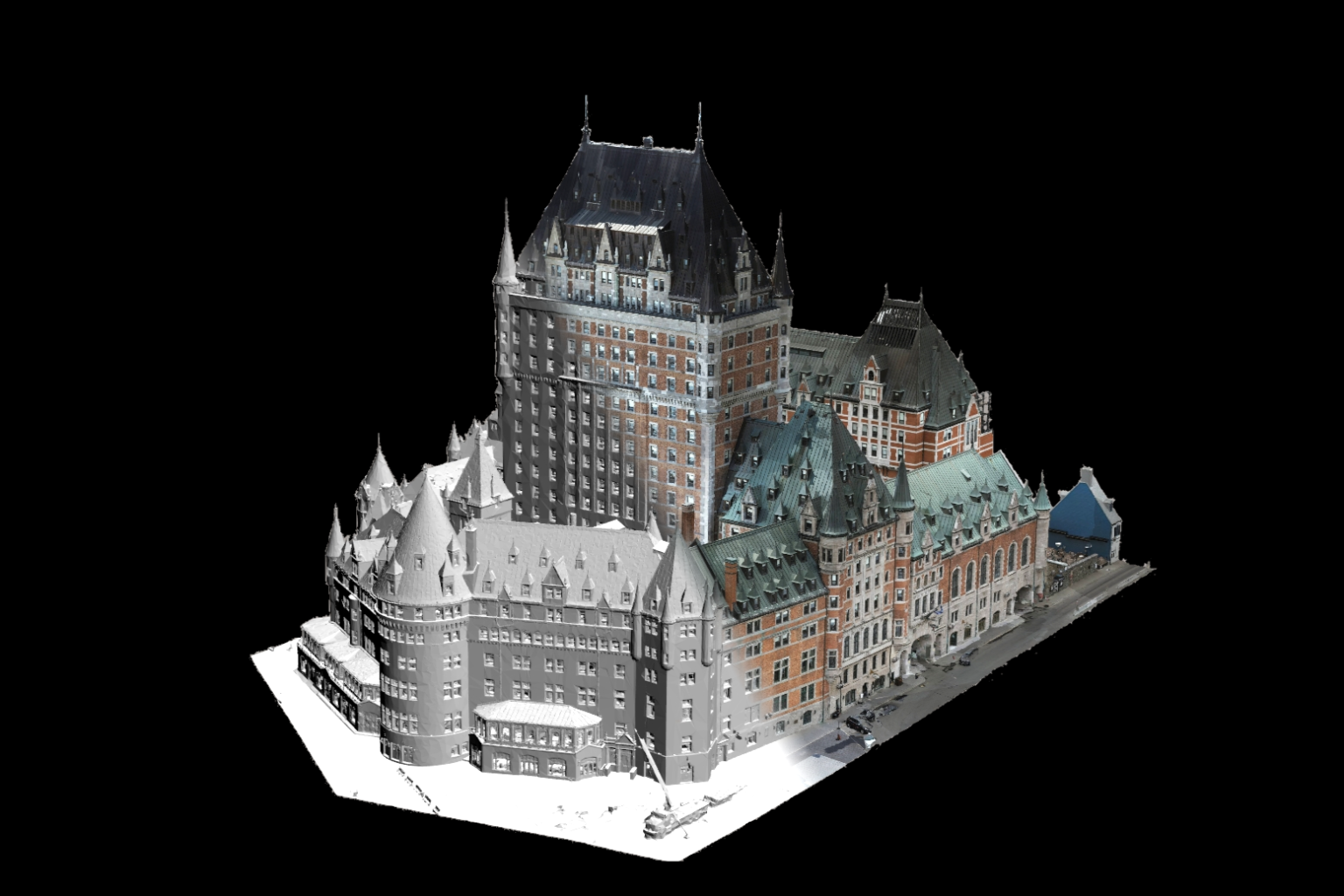 SoluScan 3D modélise le Château Frontenac - Beauce Média