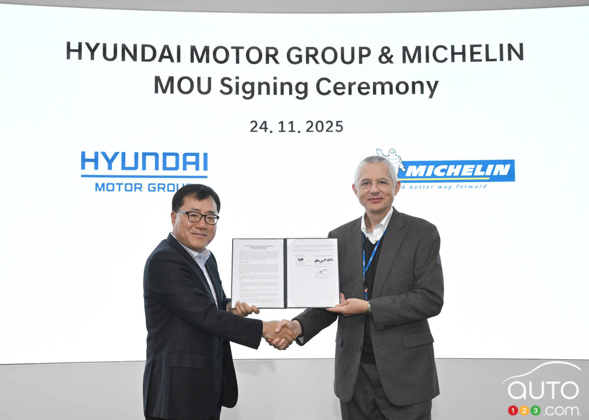 Hyundai et Michelin s'unissent de nouveau pour développer les pneus de ...